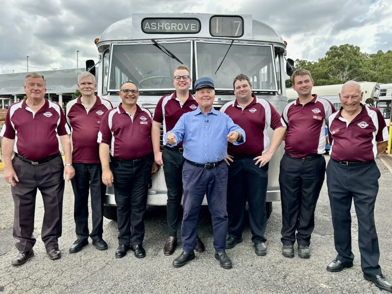 Bruce Paige and Channel 9 visit the Brisbane Transport Museum ...